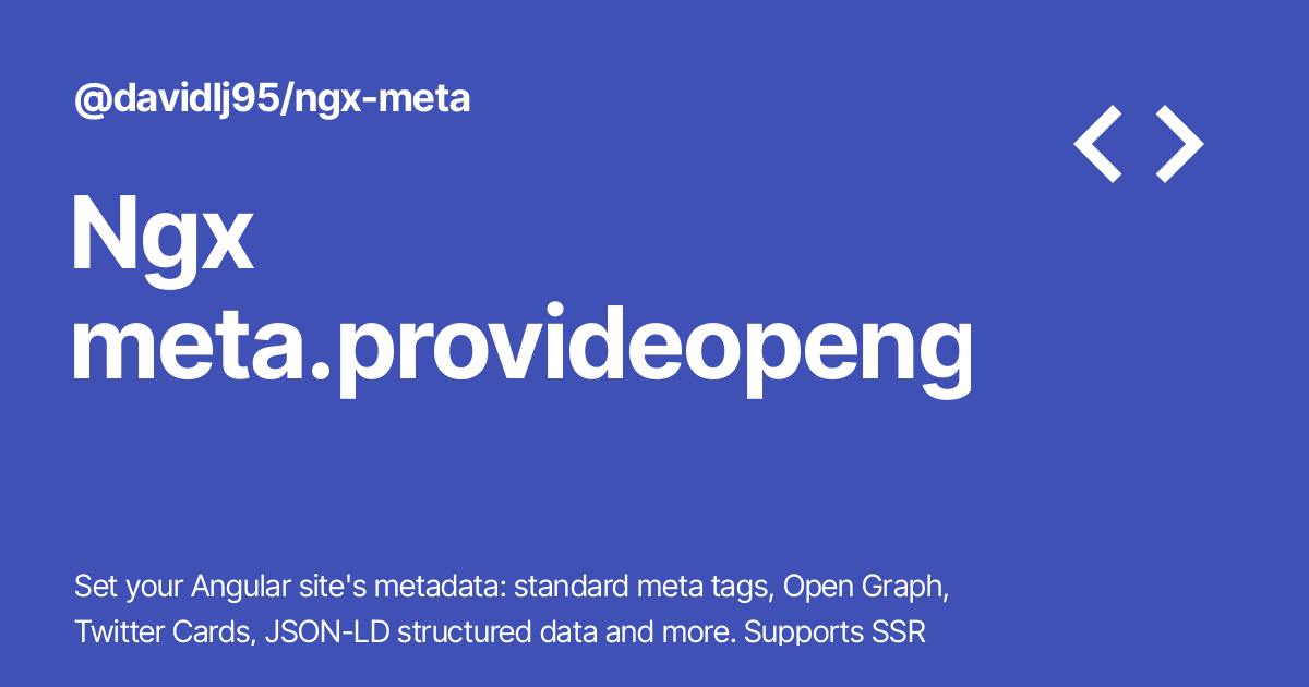 Ngx meta.provideopengraphimage - @davidlj95/ngx-meta